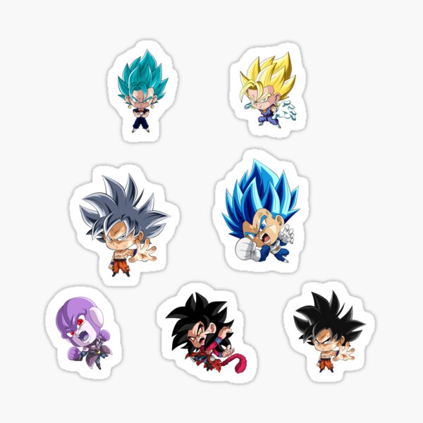 "Dragonball Super Chibi stickers #2" Sticker for Sale by fitainment ...