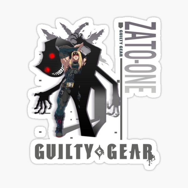 "Zato one anime game Guilty Gear graphic" Sticker by Azevedo1430 ...