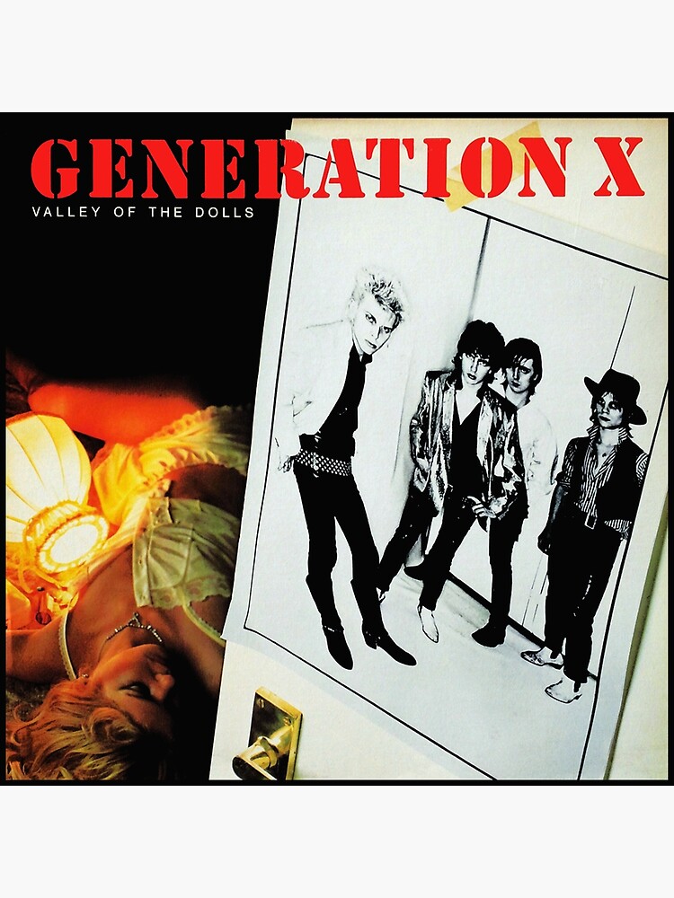 "generation x band rock band punk punk rock Billy Idol" Art Print for ...