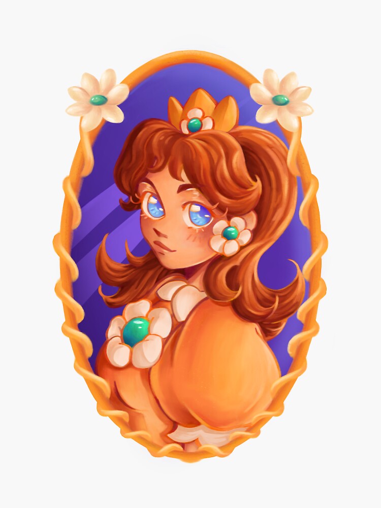 "Princess Daisy" Sticker for Sale by Sweetvickies101 | Redbubble
