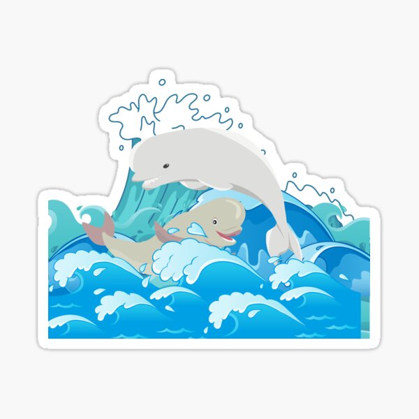 "Beluga" Sticker by Karolj | Redbubble