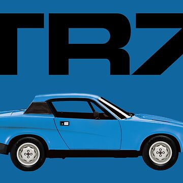"Triumph TR7 Profile - PAGEANT BLUE" Sticker for Sale by CellularSong ...