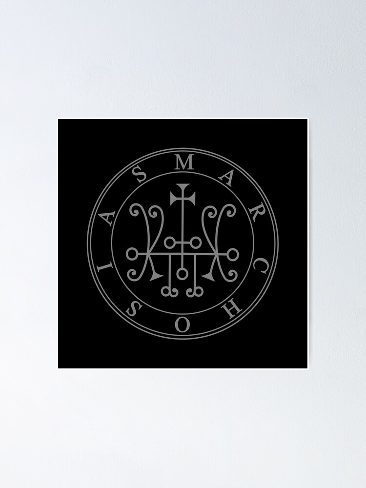 "Marchosias - Goetia (grey)" Poster by Shadow-Kingdom | Redbubble