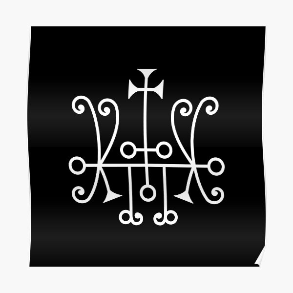 "Marchosias - Goetia (uncircled / white)" Poster for Sale by Shadow ...