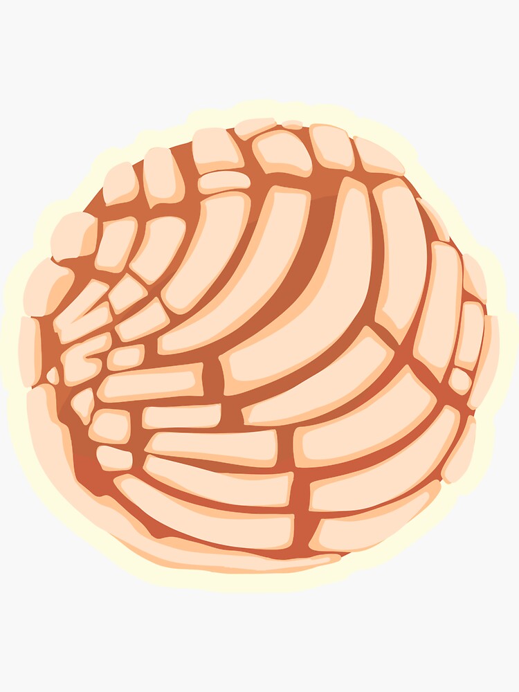 "White Concha" Sticker by Who1sGale | Redbubble