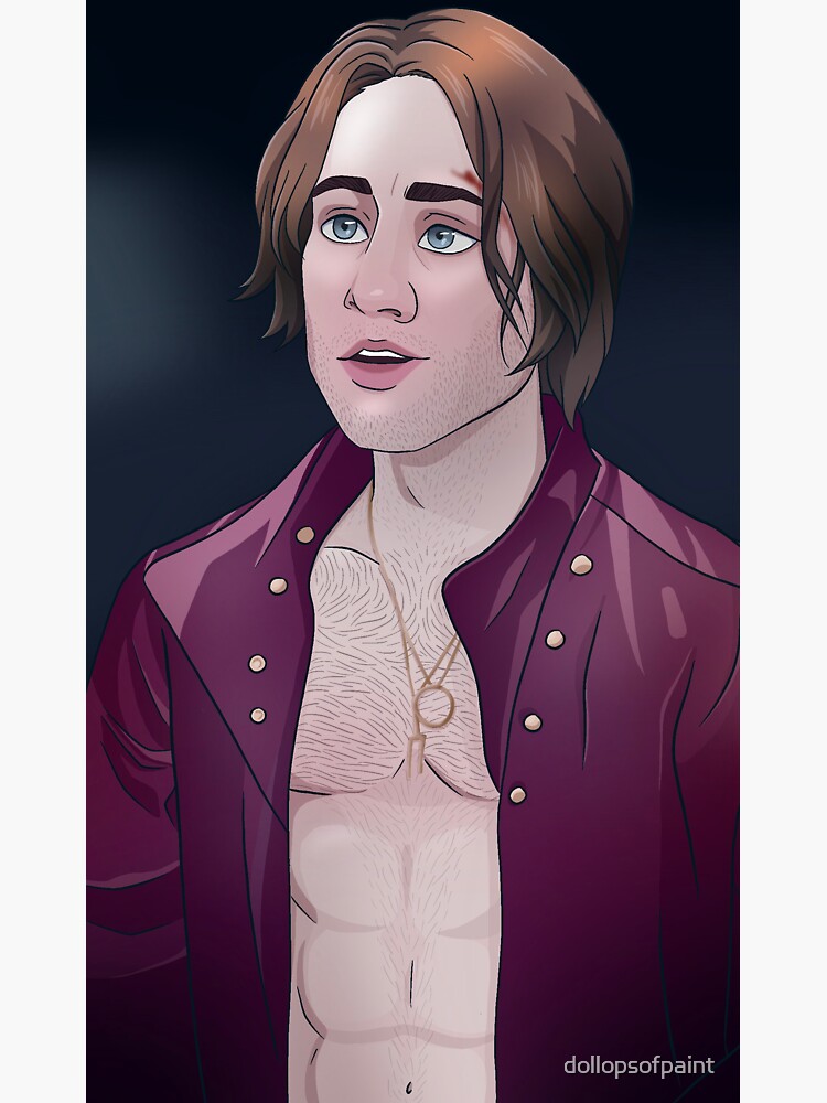 "Jaskier Witcher S2" Sticker for Sale by dollopsofpaint | Redbubble