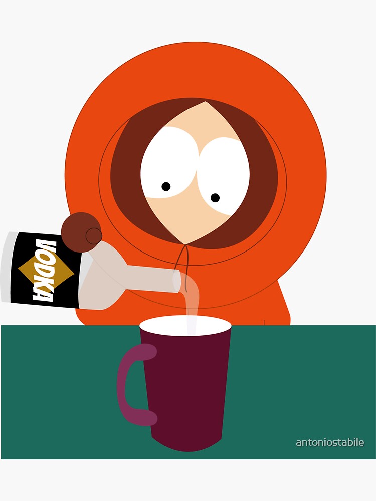 "SOUTH PARK KENNY" Sticker by antoniostabile | Redbubble