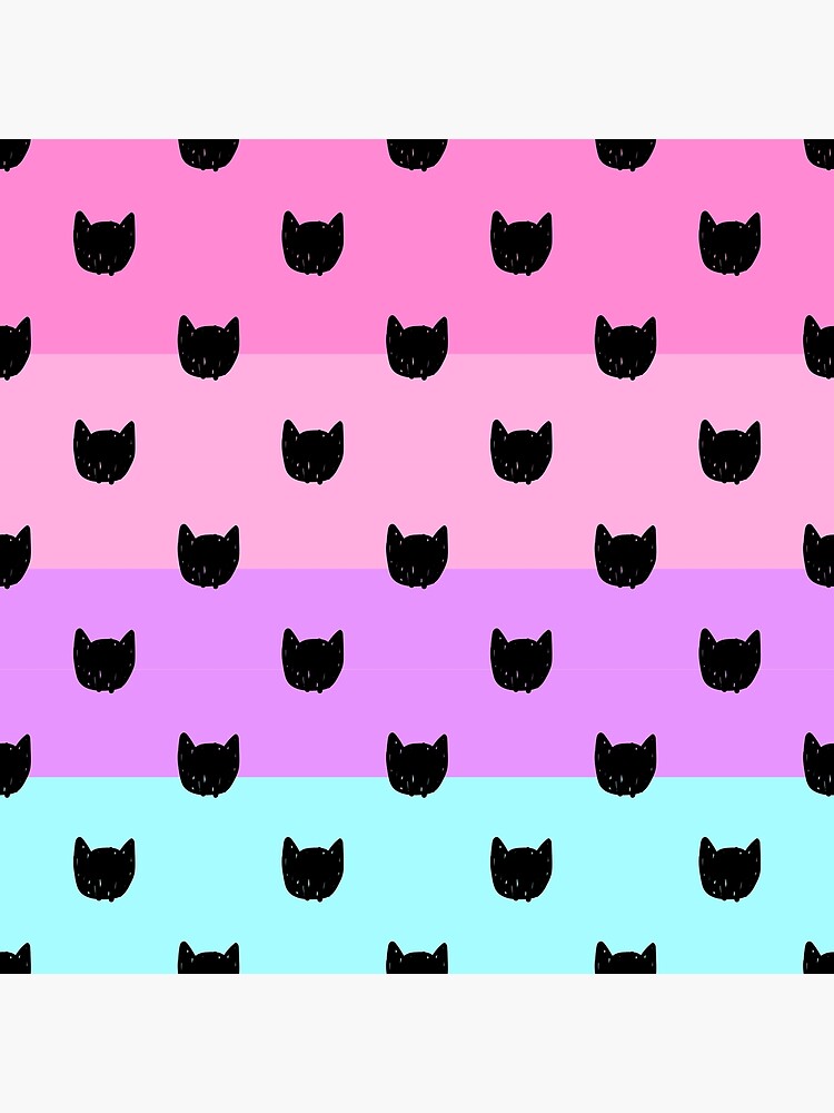 "catgender - cute cat" Poster for Sale by Hoetoons | Redbubble