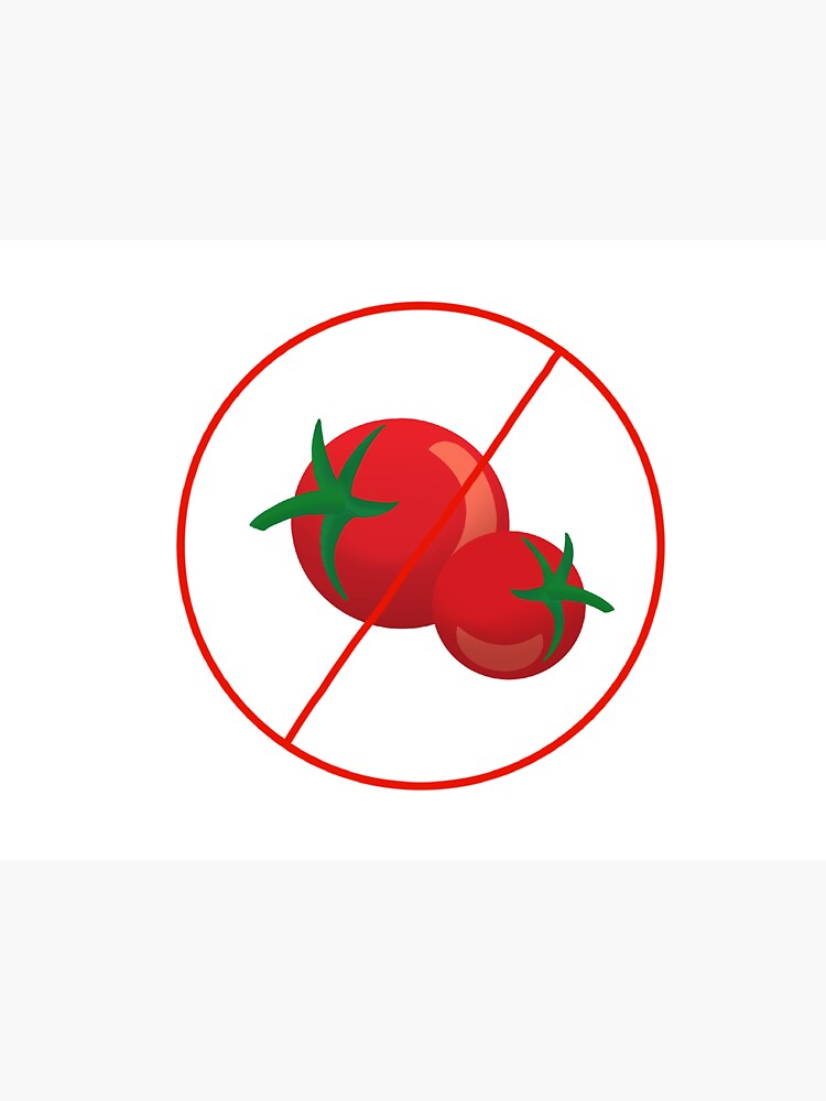 "no tomatos" Sticker for Sale by Silvana- | Redbubble