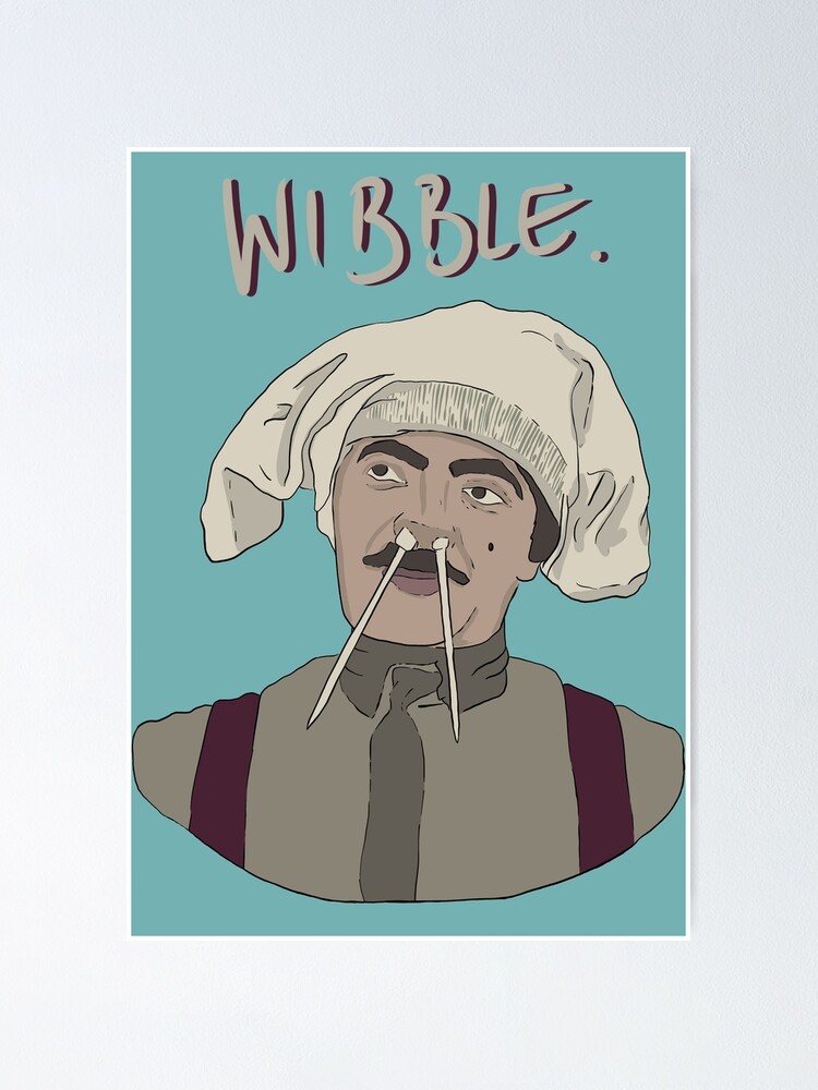 "Wibble Blackadder Rowan Atkinson" Poster von aballone | Redbubble