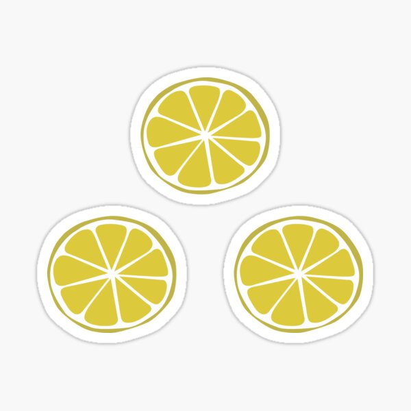 "Lemon Sticker Pack " Sticker for Sale by NamColors | Redbubble
