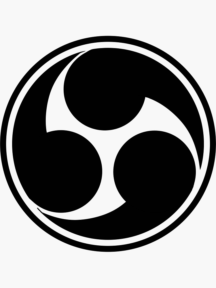 "Tomoe Drum Symbol" Sticker for Sale by Ioniser | Redbubble