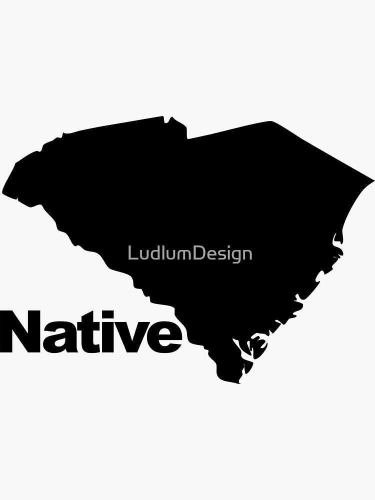 "South Carolina Native" Sticker for Sale by LudlumDesign | Redbubble