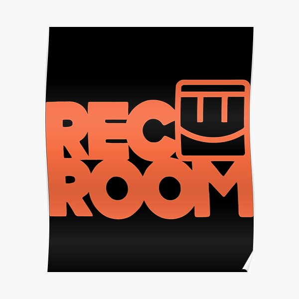 "rec room vr logo recroom funny game modern art dorm parks abstract ...
