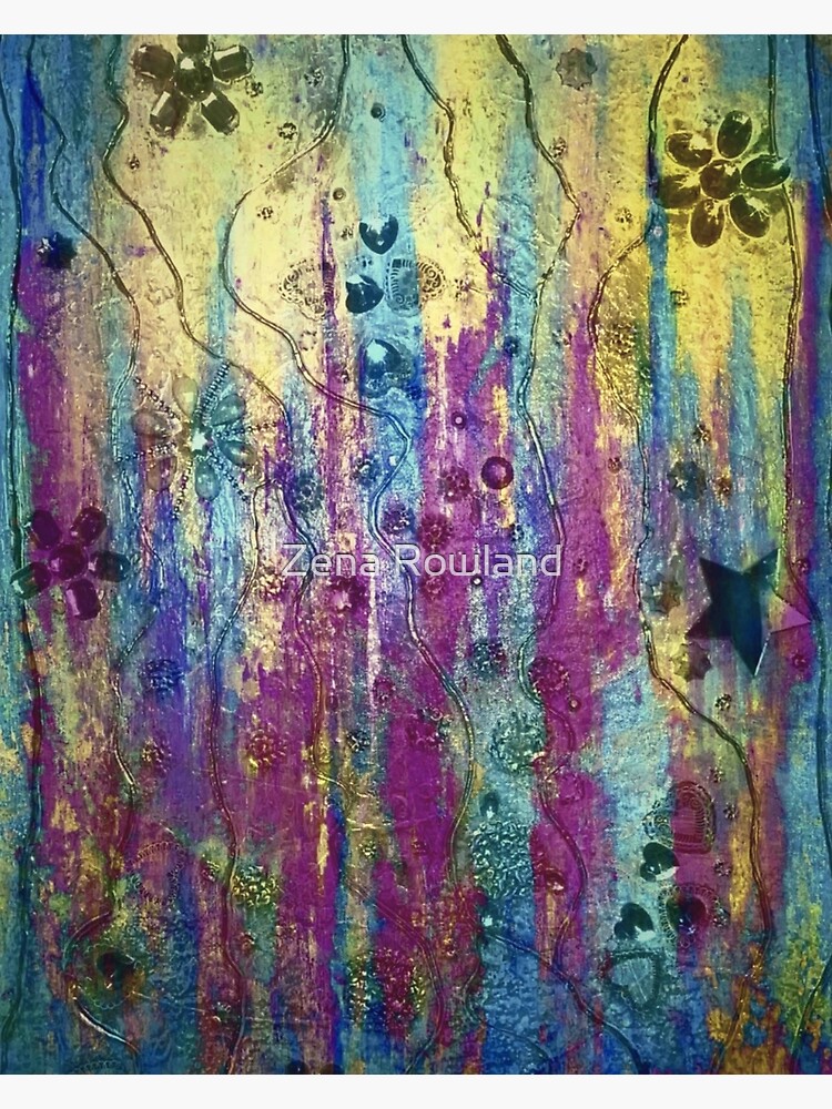 "Shiny Textures" Poster by ZenaRowland | Redbubble