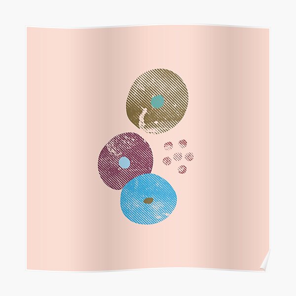 "Smultring, Donut Dreams in Pastel Color Scheme" Poster by BesanoStyle ...