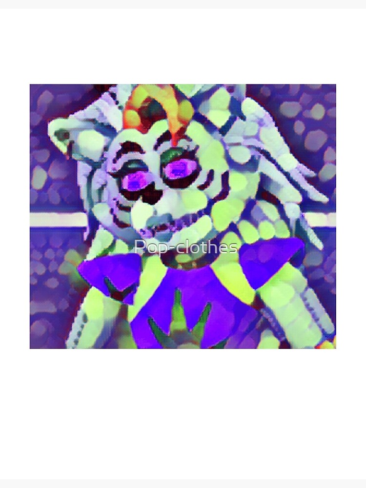 "FNaF Roxanne Wolf Mask" Art Print by Pop-clothes | Redbubble