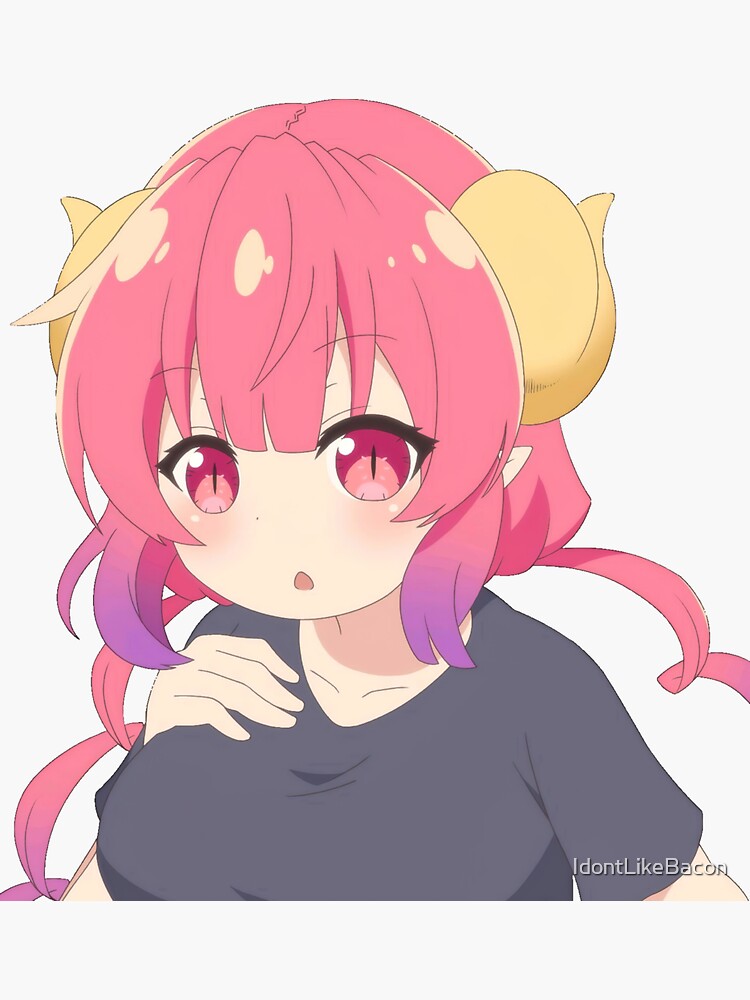 "Adorable Ilulu | Kobayashi san chi no maid dragon" Sticker by ...