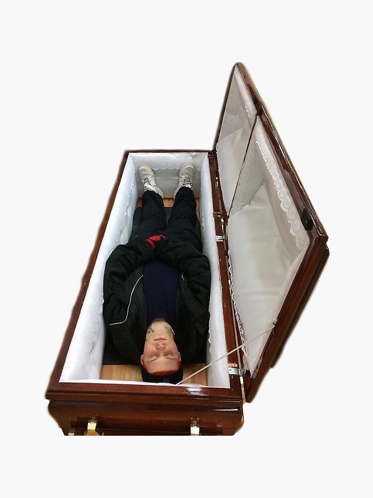 "Yung Lean in a Coffin" Sticker for Sale by digitalnate | Redbubble