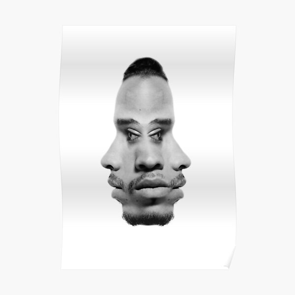"three faces in one" Poster for Sale by ZitsuArt | Redbubble