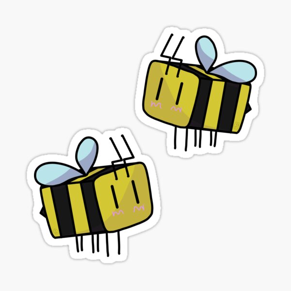 "Minecraft Bee" Sticker for Sale by SwayJayy | Redbubble