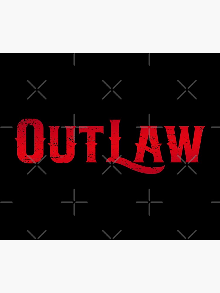"Outlaw (Cool Funny Motorcycle or Helmet Stickers - Awesome Gifts for ...