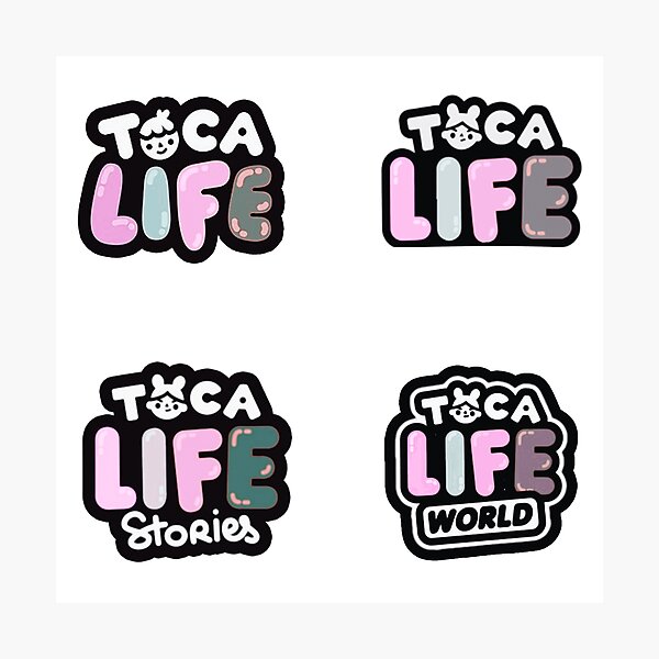 "Toca boca Sticker Pack" Photographic Print by meudya | Redbubble