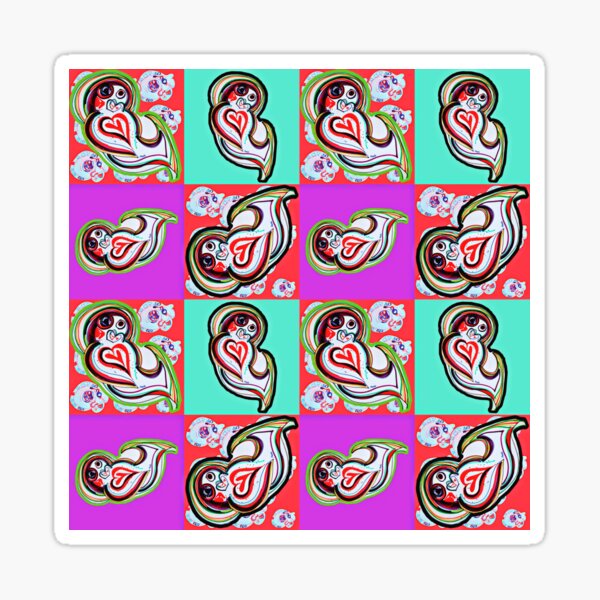 "Monocle" Sticker by FatCatOriginal | Redbubble