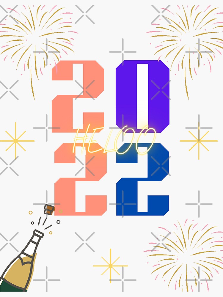 "2022" Sticker for Sale by filipjugowiec | Redbubble