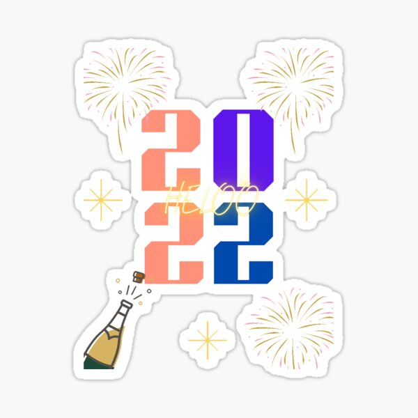 "2022" Sticker for Sale by filipjugowiec | Redbubble