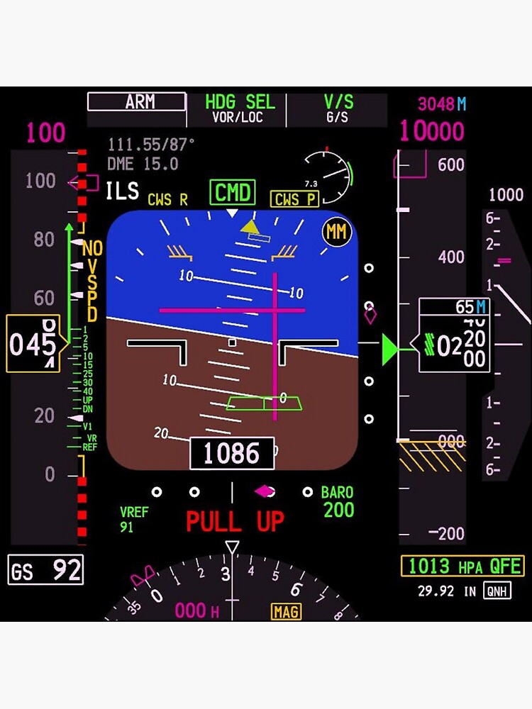 "Boeing 737NG PFD" Sticker for Sale by Ljubo339- | Redbubble