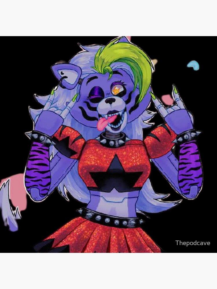 "Roxanne wolf Fnaf meme security breach" Art Print by Thepodcave ...
