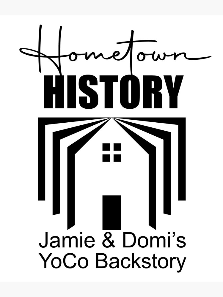 "Official Hometown History logo, one color" Art Print by ...