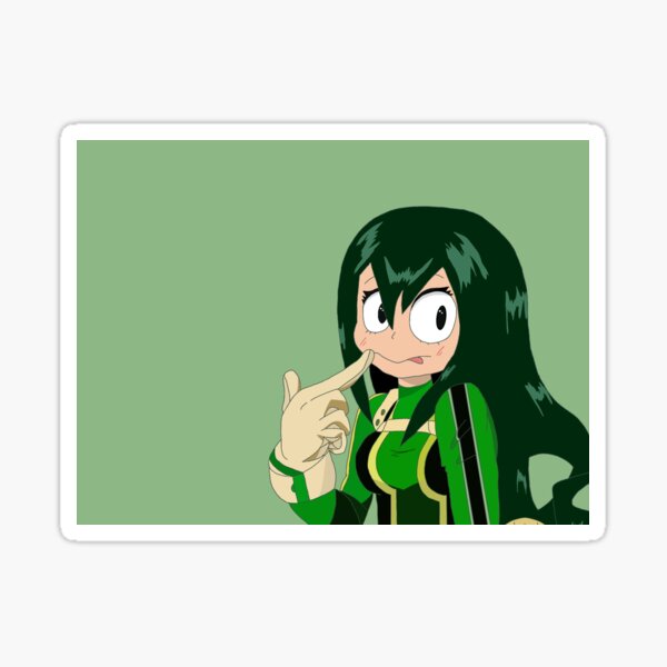 Tsuyu Asui Sticker For Sale By Angelalucia3215 Redbubble 