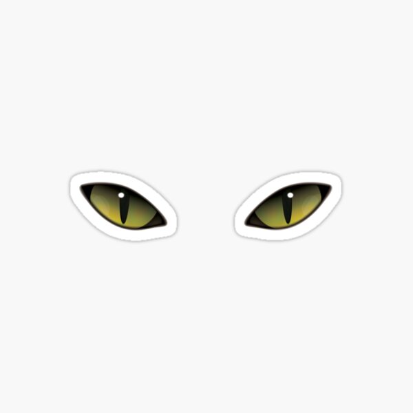 "Cute Big Eye Cat Illustration - Cool Cat Eyes Design Gift Idea For Cat ...