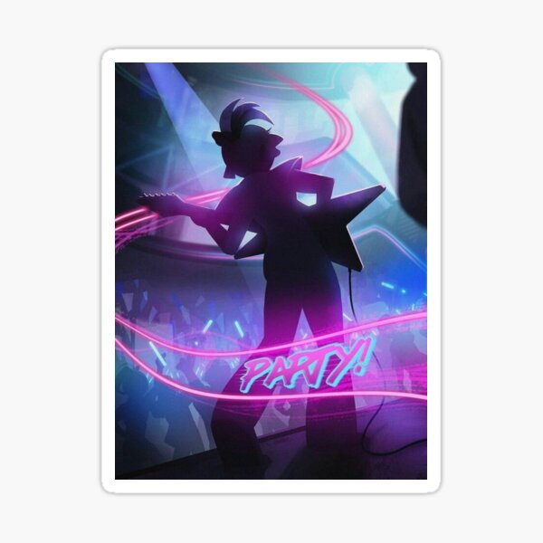 "fnaf security breach chica poster " Sticker for Sale by moonlit-art ...