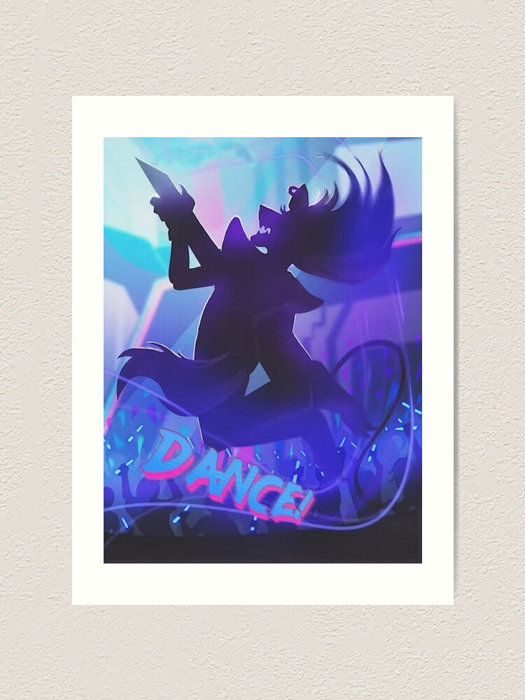 "fnaf security breach roxy poster " Art Print by moonlit-art | Redbubble