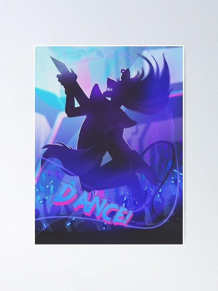 "fnaf security breach roxy poster " Poster by moonlit-art | Redbubble