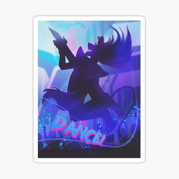 "fnaf security breach roxy poster " Sticker for Sale by moonlit-art ...