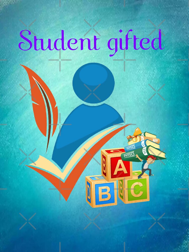 "Gifted student in the world " Sticker for Sale by Mounirdzshop | Redbubble