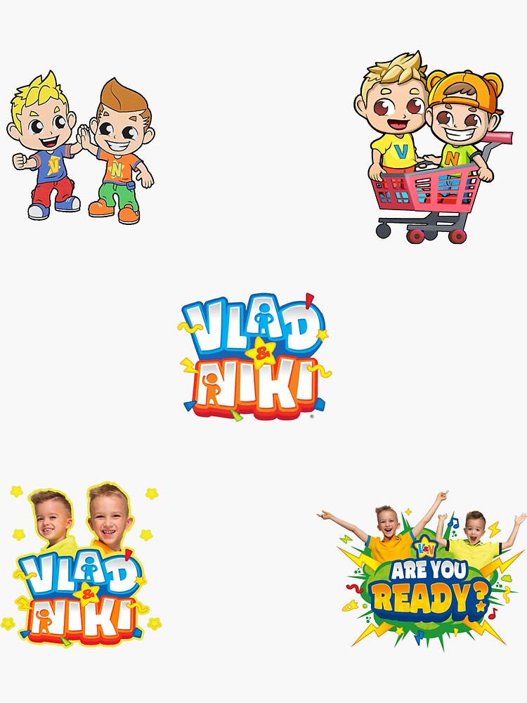 "vlad and niki pack" Sticker by Larola-Lola | Redbubble