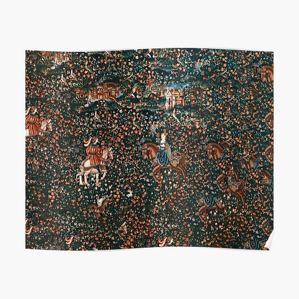 "Medieval Tapestry Fairytale - Dnd, Larp" Poster by iliketeas | Redbubble