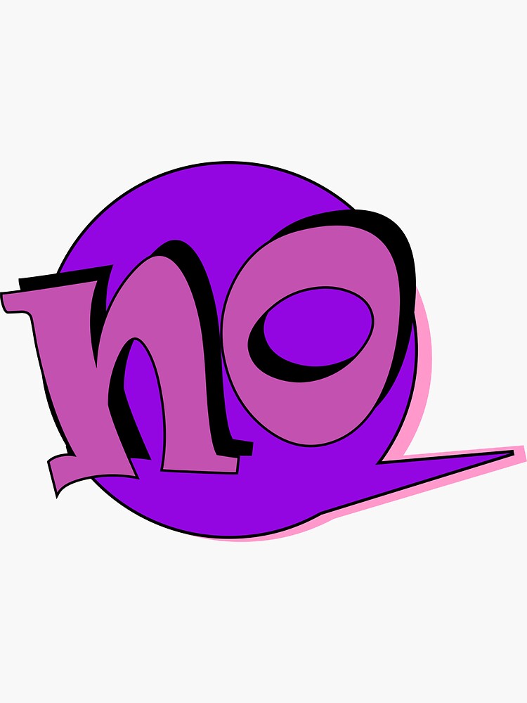 "No Purple Minimal Quote" Sticker for Sale by SecretGurl | Redbubble