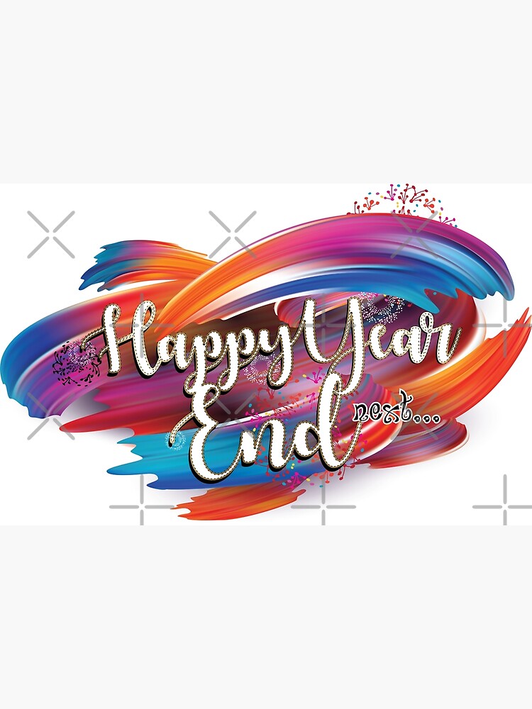 "Frohes Jahresende als nächstes ..." Fotodruck von Nobiya | Redbubble