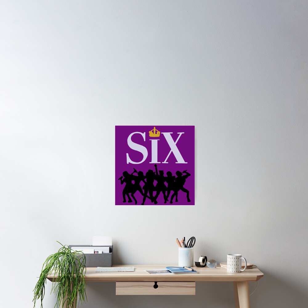"six the musical playbill" Poster for Sale by skyart-07 | Redbubble
