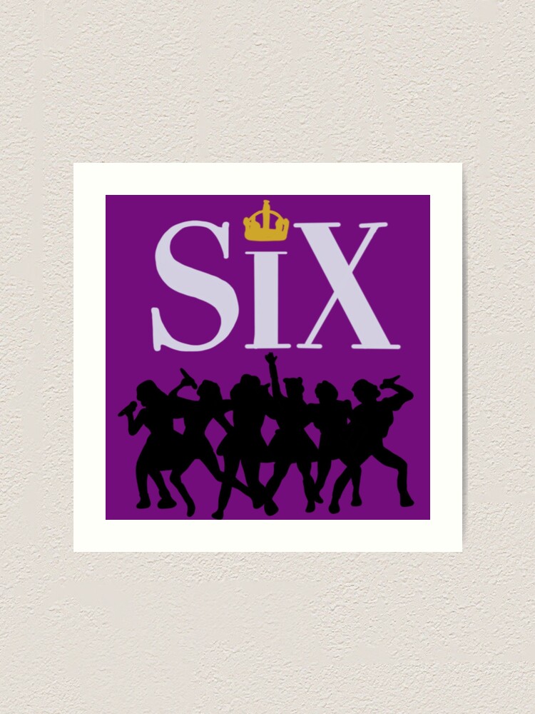 "six the musical playbill" Art Print for Sale by skyart-07 | Redbubble