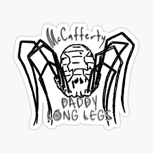 "Mccafferty Daddy Long Legs" Sticker for Sale by RainbowAvenger | Redbubble