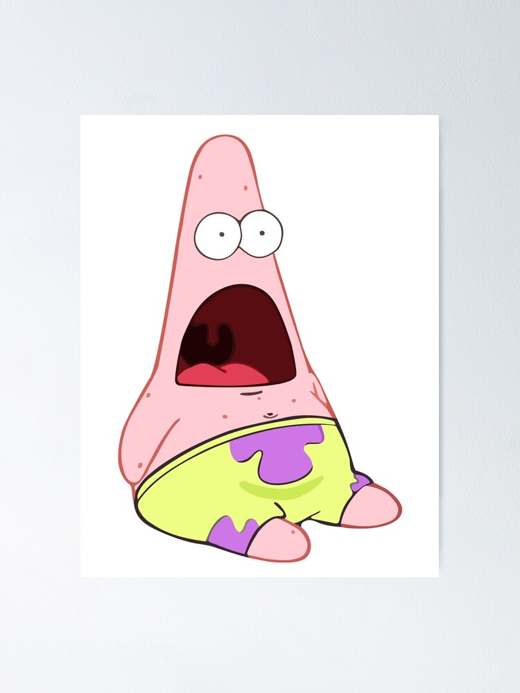 "Patrick Star" Poster by izwebbz | Redbubble