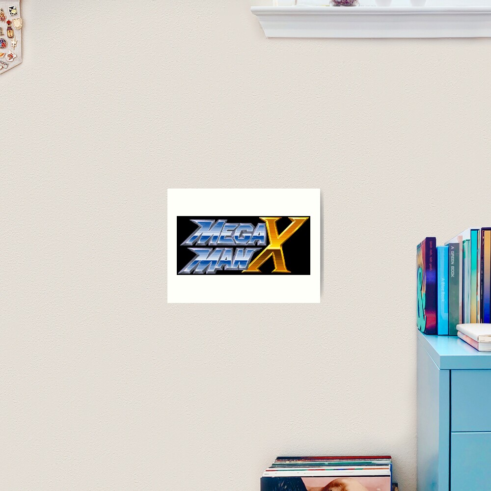 "Mega Man X (SNES Title Screen)" Art Print by winscometjump | Redbubble