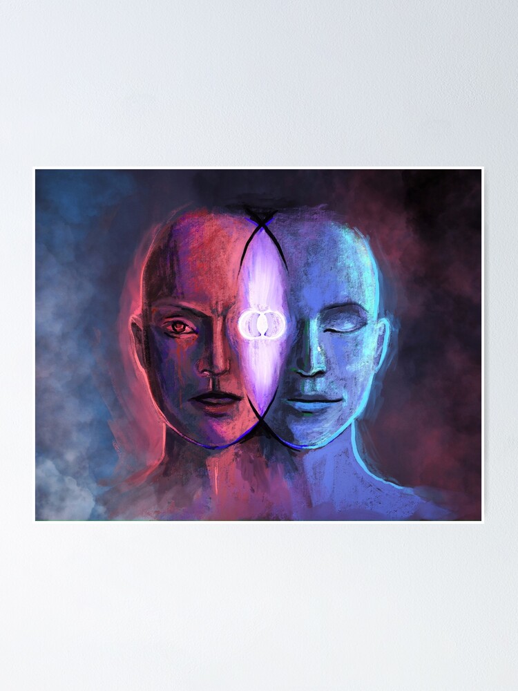 "Two Sided" Poster by artofraga | Redbubble